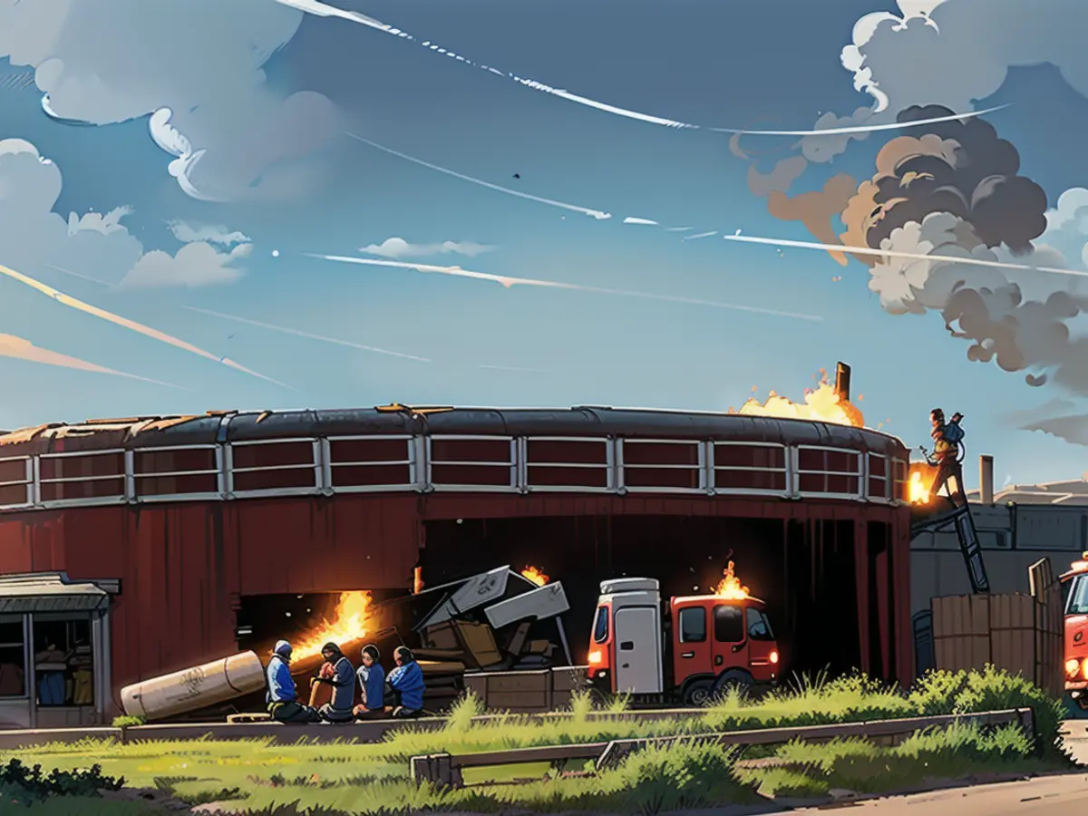 In the Northeim area, a biogas plant experienced an explosion that left ...