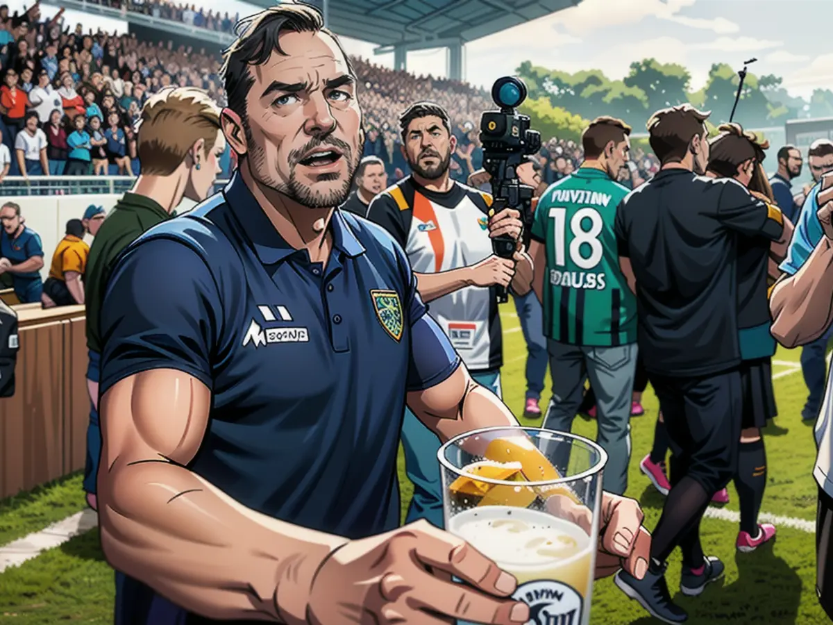 Hildmann, the coach of Prussia, exclaims, "This feels like a wonderful ...