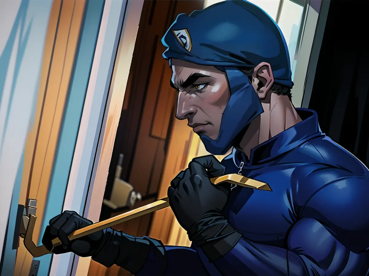 In Aggsburg, Bavaria, a burglar accidentally dozed off during his ...